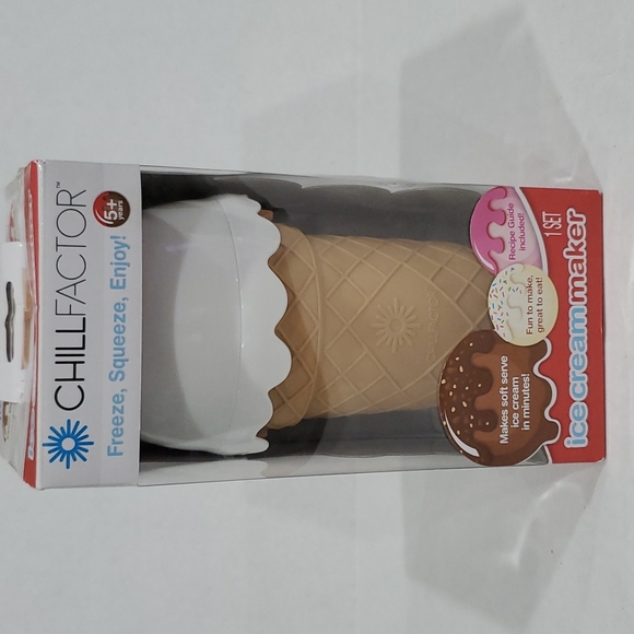 Chill Factor | Kitchen | New Chill Factor Ice Cream Maker With Cone Lid ...